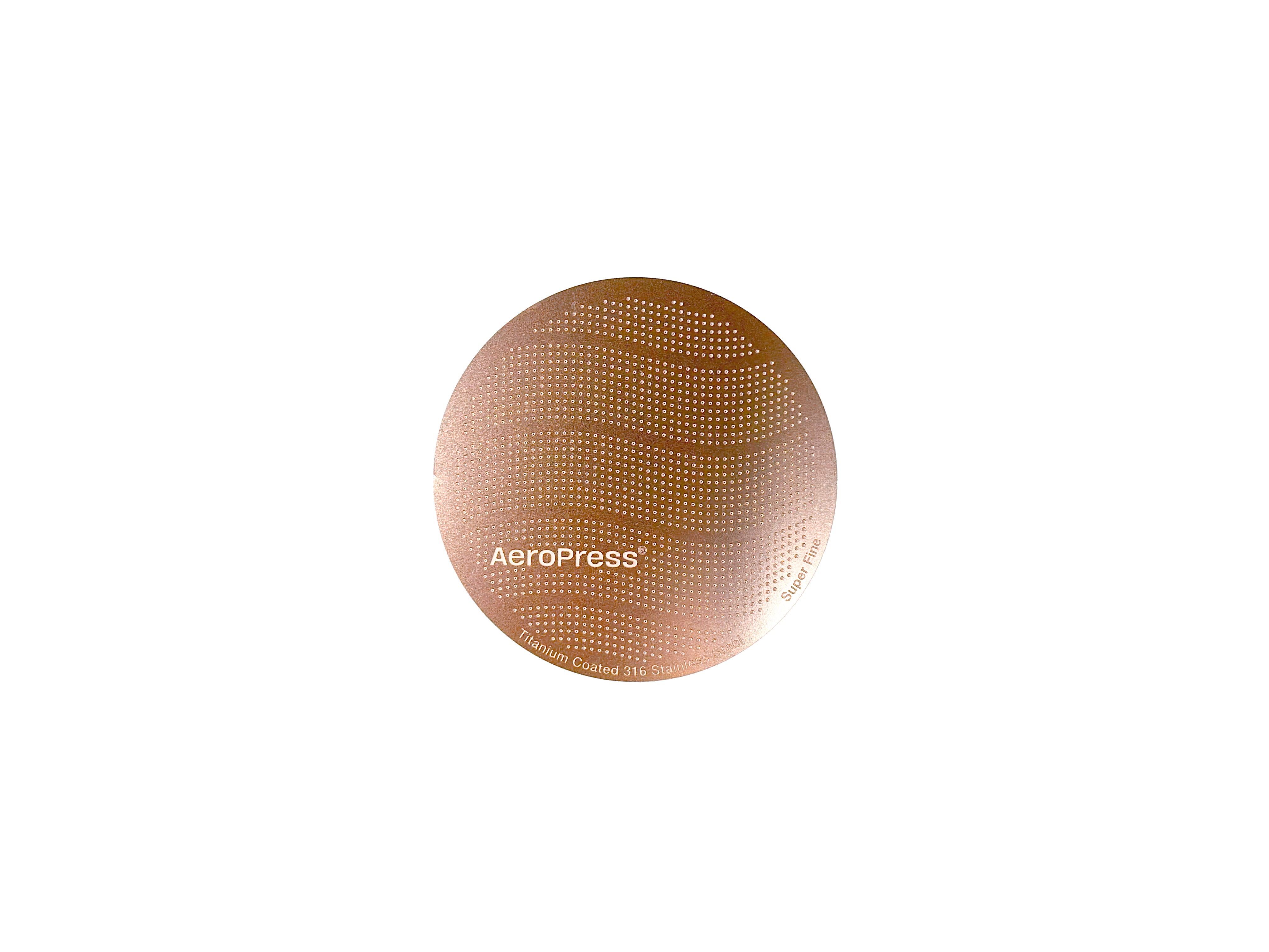 AeroPress Gold Tone Metal Filter Super Fine – Central Coast Coffee